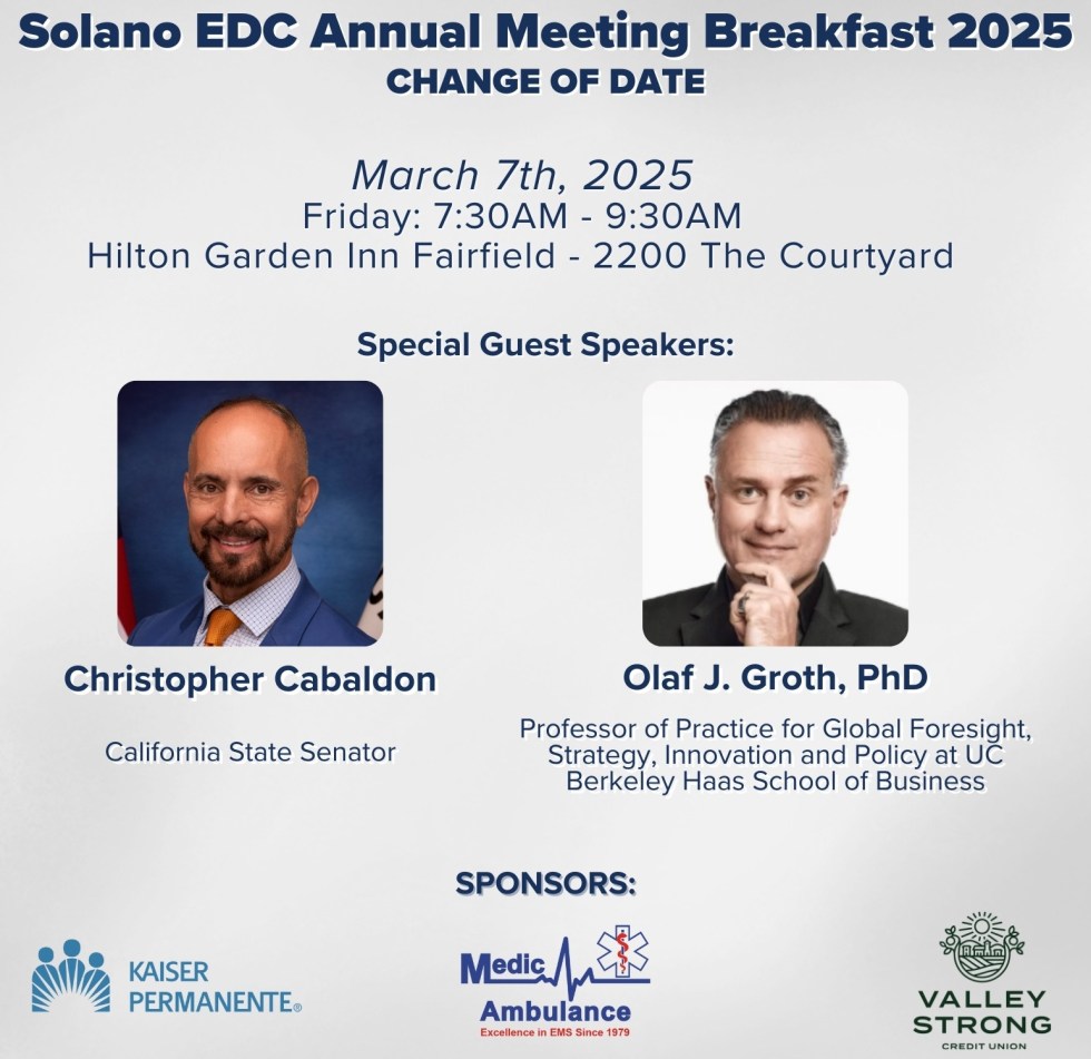 Solano EDC Annual Breakfast 2025 | Dev: Solano EDC